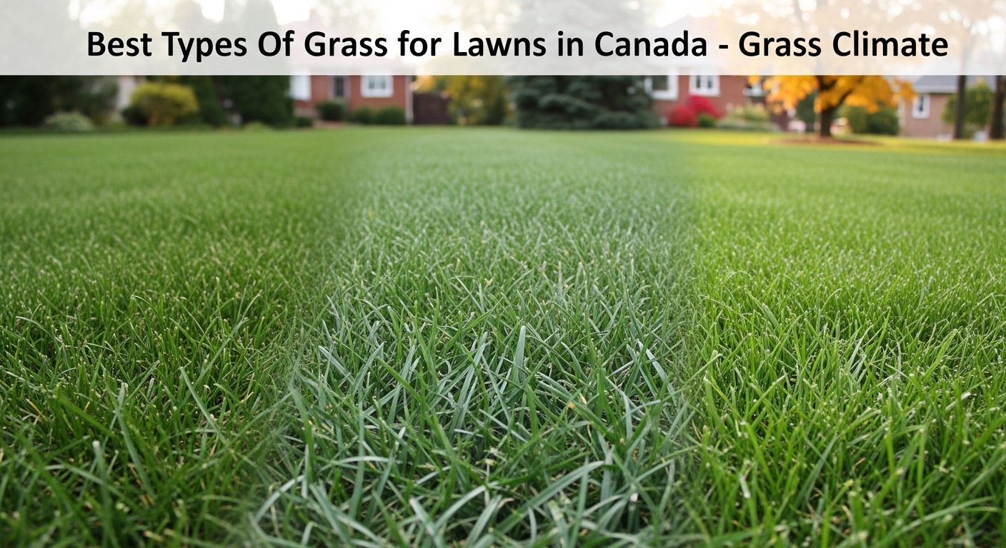 Best Grass Types for Lawns in Canada - Grass Climate